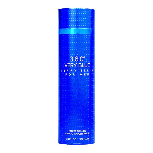 360 Very Blue by Perry Ellis - For Men 3.3oz EDT Spray - perfumesandrea